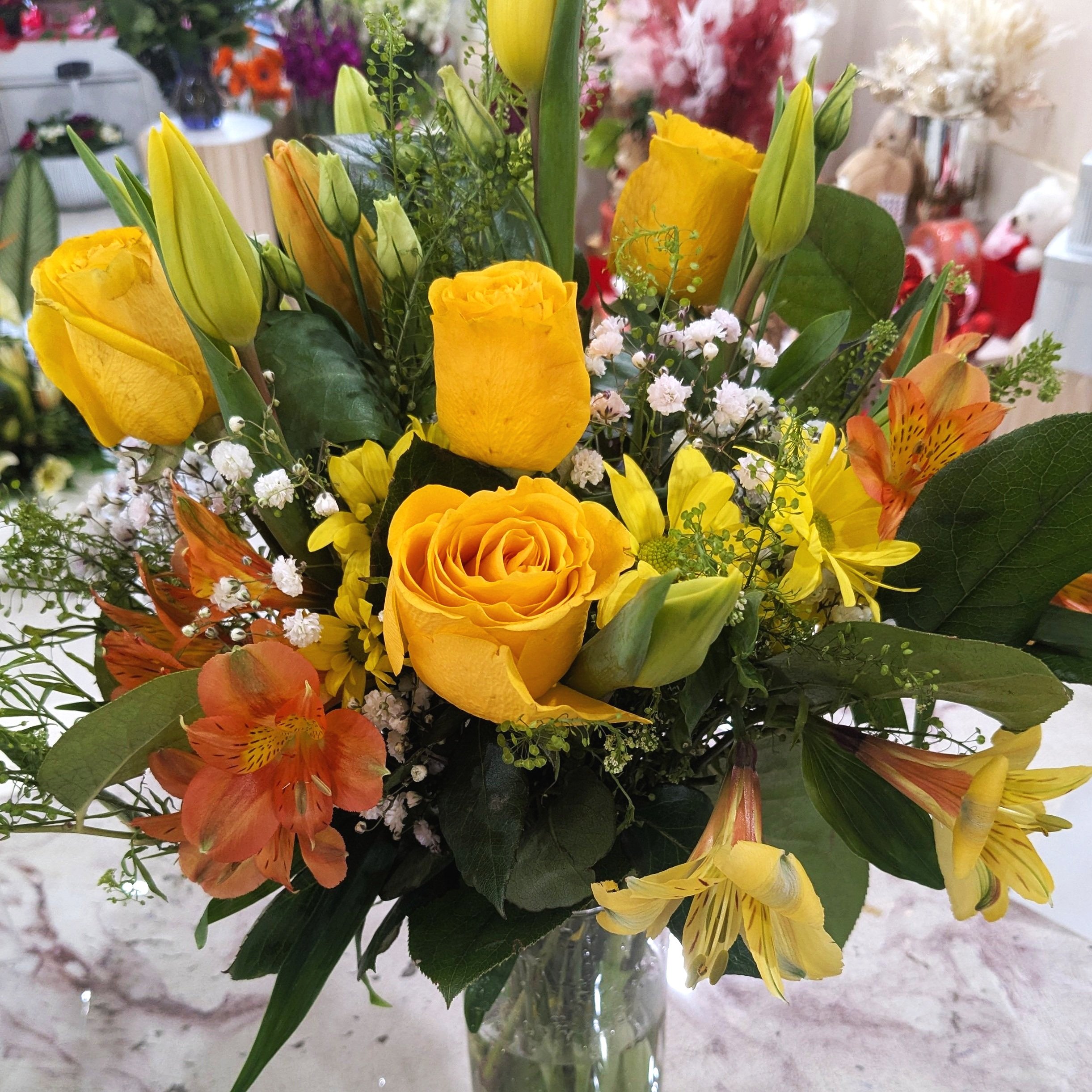 Yellow Spark - Tina's 4Ever Flowers